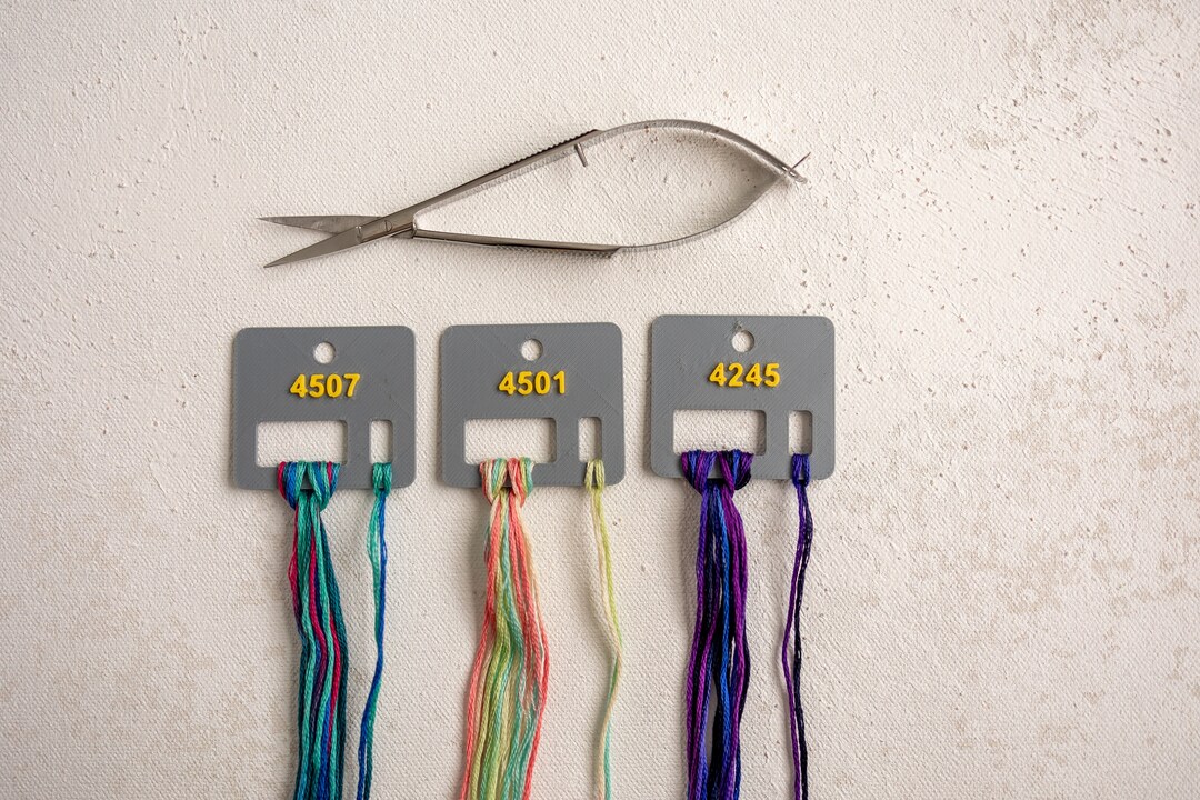 DMC Variegated Set 4000-4523 Pre-numbered Embroidery Floss Drops 84 ...