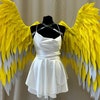 Six White Wings Set, Cosplay Costume , Angel Wings, 6 Wings Costume ...