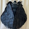 Large Black Angel Wings, Black Butterfly Wings, Wings for Cosplay ...