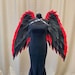 Husk Cosplay Wings, Hazbin Cosplay, Wings Photo Prop, Red and Black ...