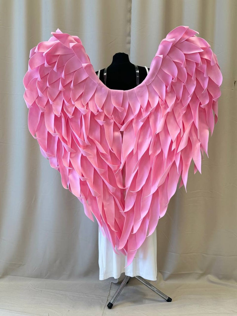 Large Pink Wings Pink Angel Wings for Dance Romantic Wings for Woman or ...