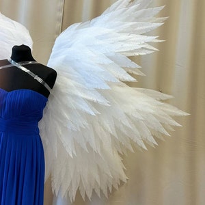 Six White Wings Set, Cosplay Costume , Angel Wings, 6 Wings Costume ...