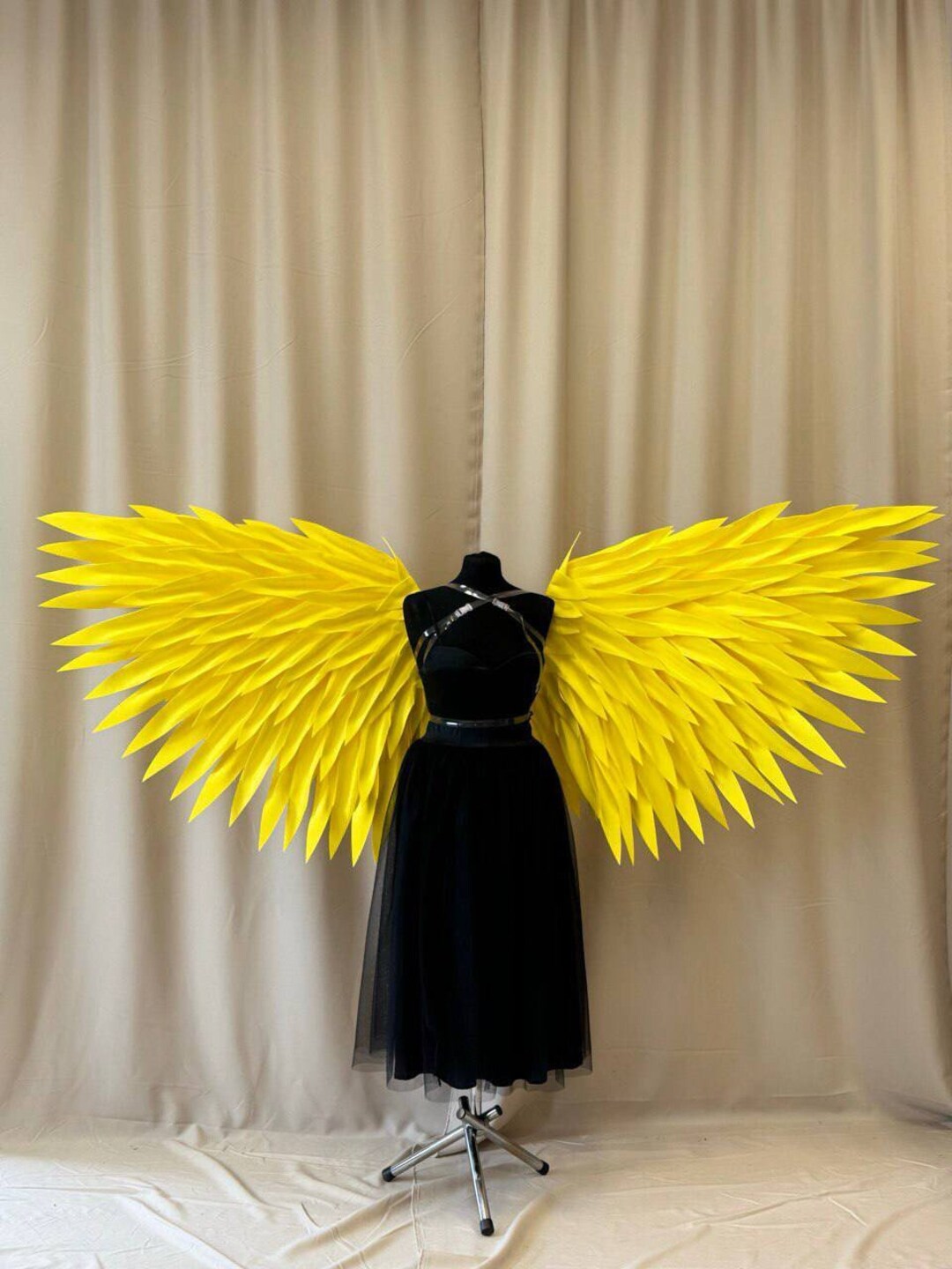 Yellow Angel Wings, Photo Prop Decoration, Wings for Woman, Angel ...