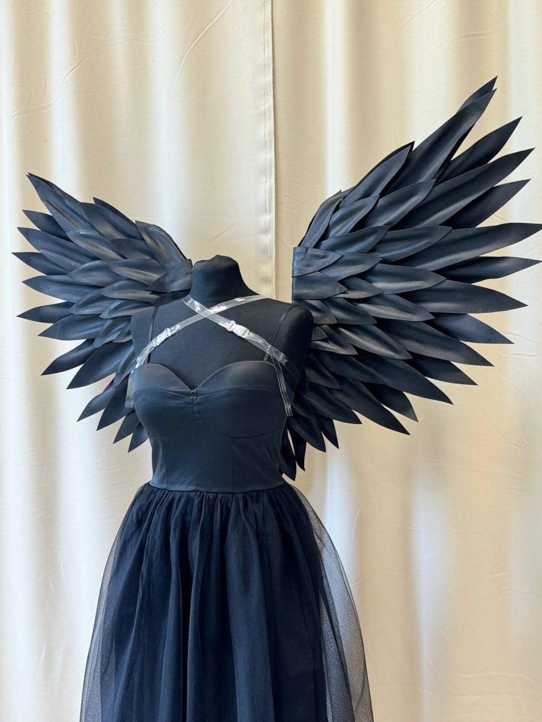 Big Black Angel Wings, Demon Wings, Raven Wings, Butterfly Wings ...