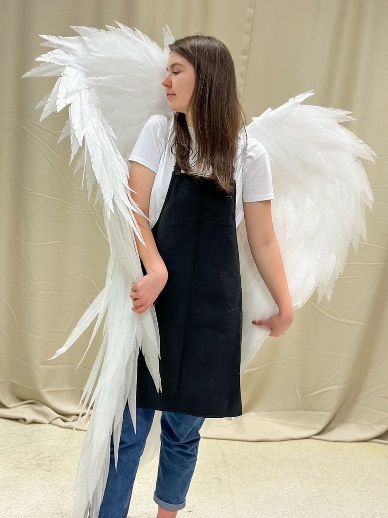 Large White Angel Wings Isolone Wings Set Size 70 Inches/180 Centimeters - Etsy
