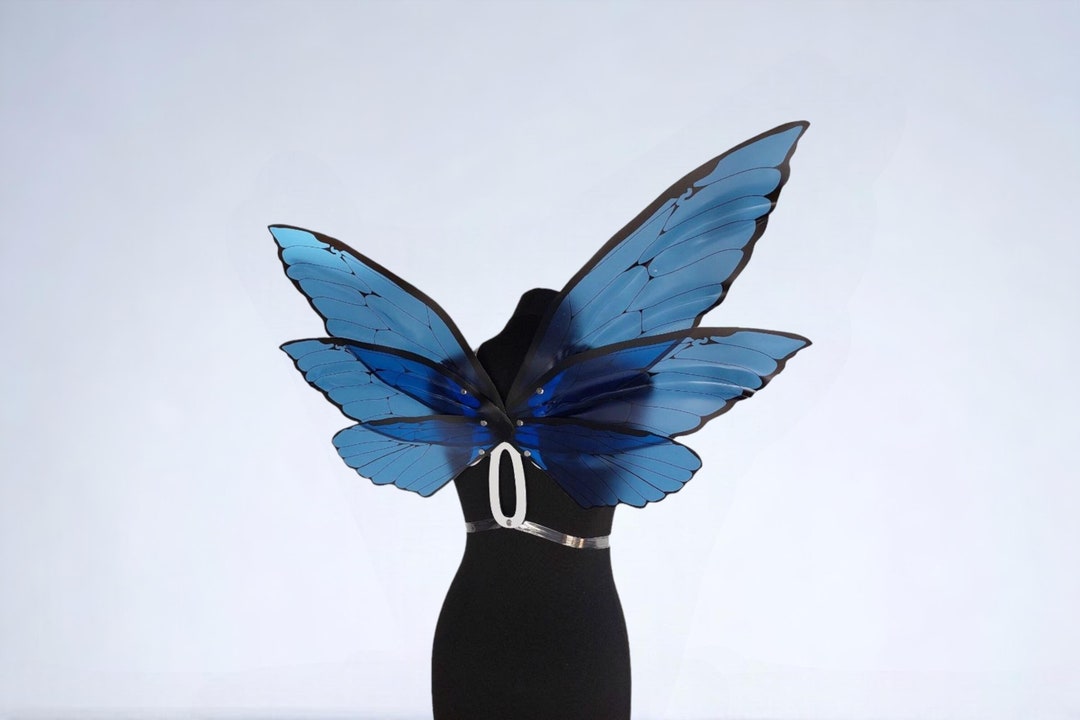 Fairy Blue Wings, Fairy Costume, Tinkerbell Cosplay Wings, Butterfly ...