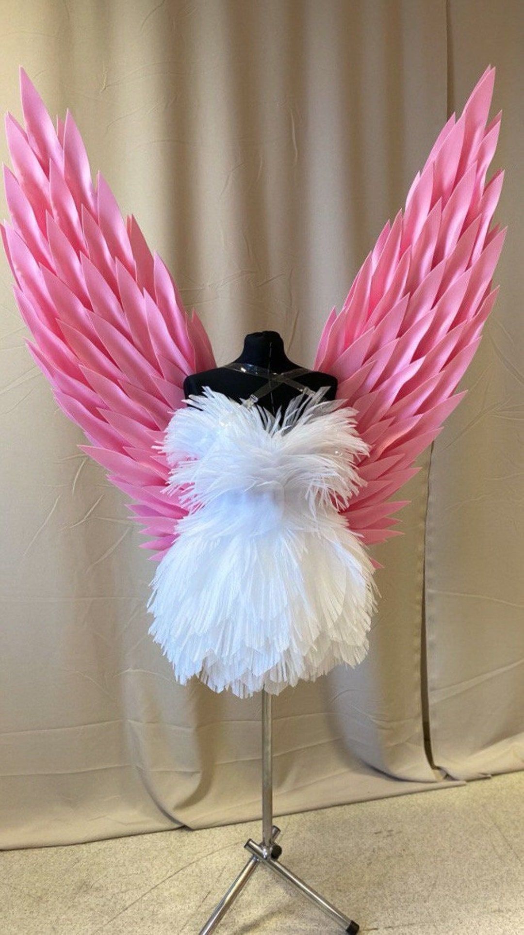 Pink Wings, Pink Angel Wings, Romantic Wings, Wings for Photo Shoots - Etsy