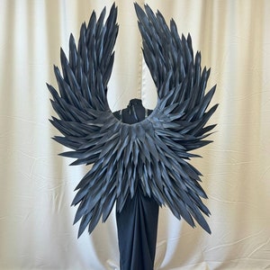 Large Black Angel Wings, Black Butterfly Wings, Wings for Cosplay ...
