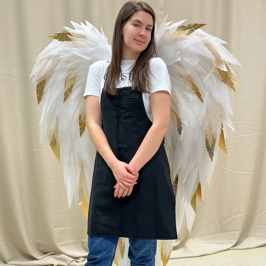 Angel Wings Large Adult Wings Wings With Gold Inserts Size 70 Inches ...