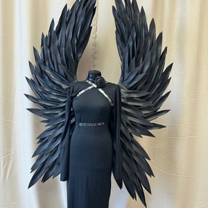 Large Black Angel Wings, Black Butterfly Wings, Wings for Cosplay ...