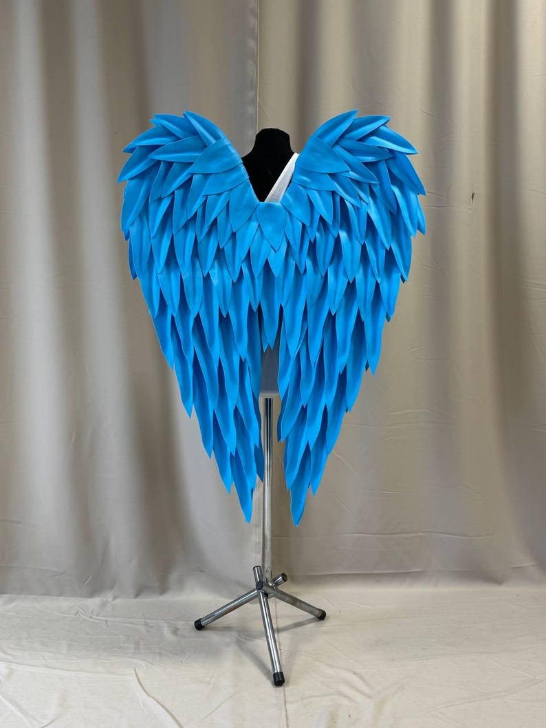 Blue Wings for Party, Angel Wings, Cosplay Wings, Cupid Wings, Wings ...