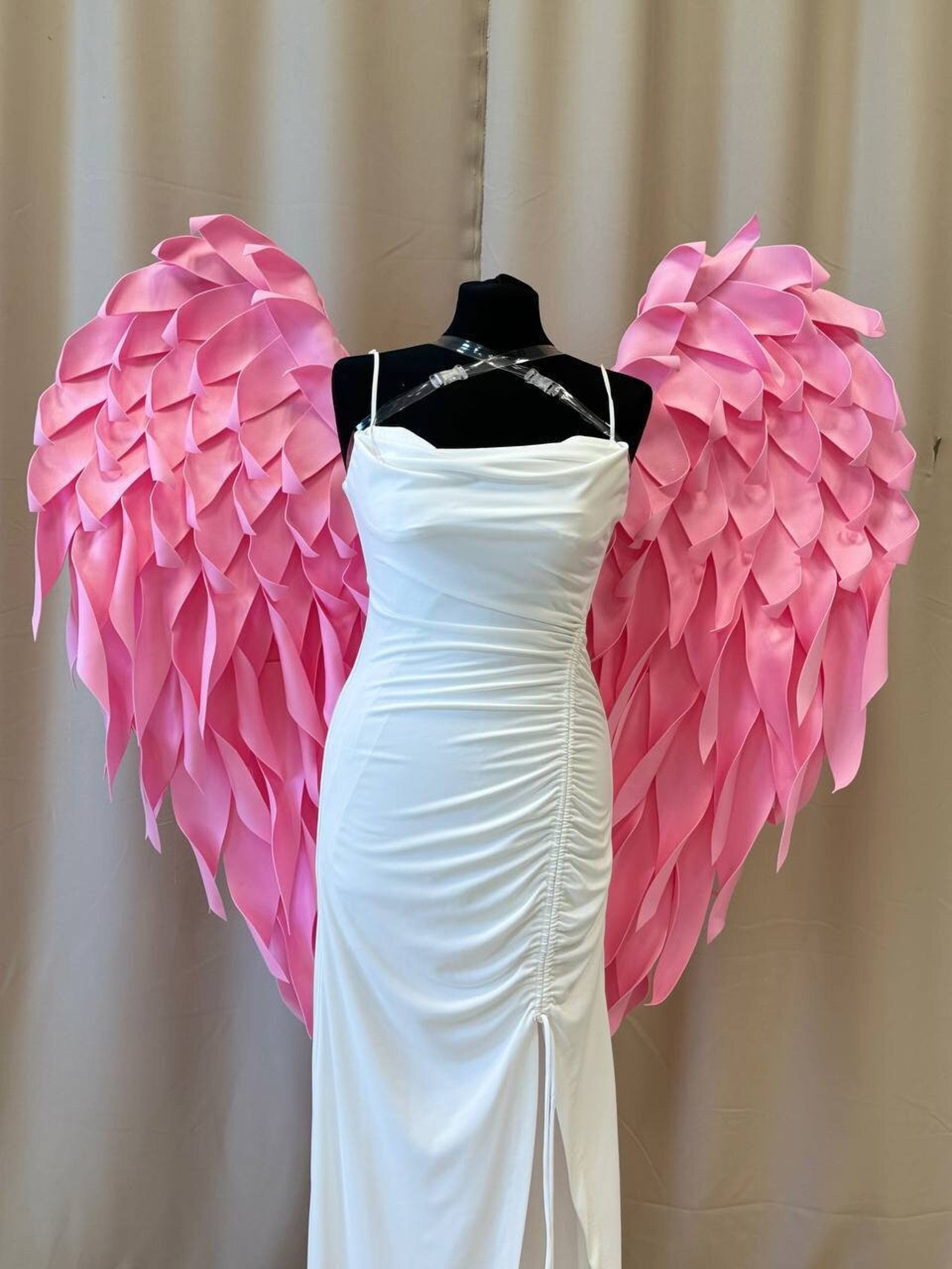 Large Pink Wings Pink Angel Wings for Dance Romantic Wings for Woman or ...