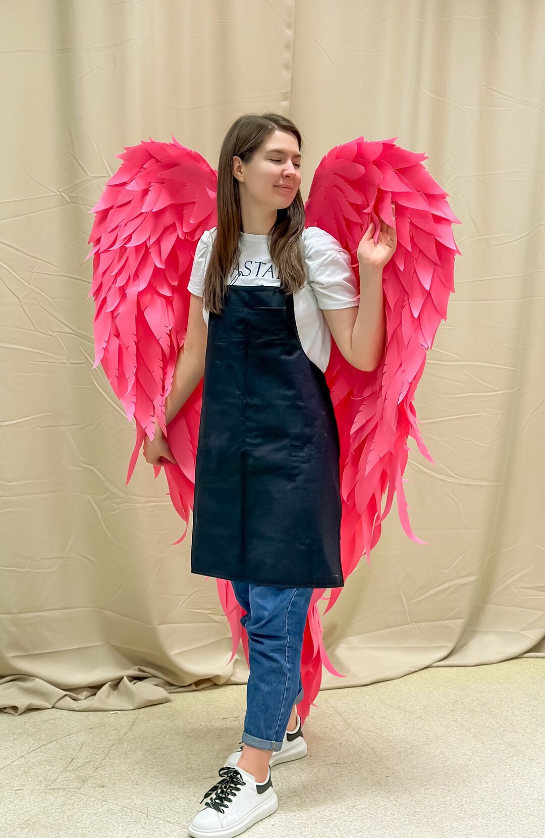 Pink Angel Wings Set Large Pink Angel Costume, Size 70 Inches/180 ...