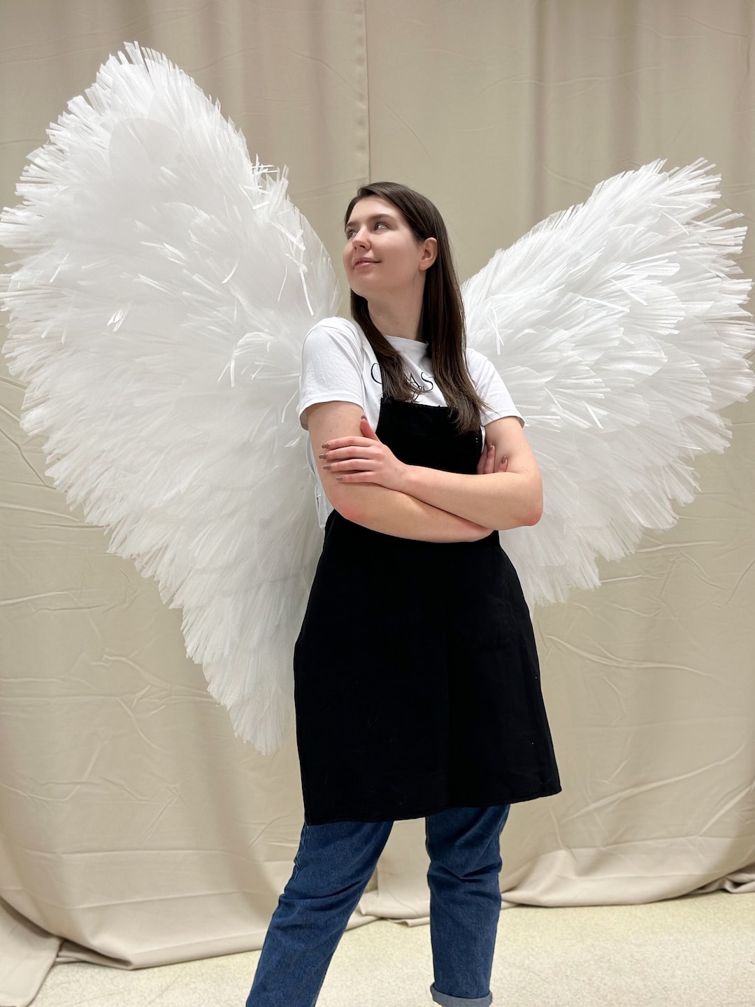 Large Wings of a Fluffy Angel, Wings for Photo Shoots, Photo Props - Etsy