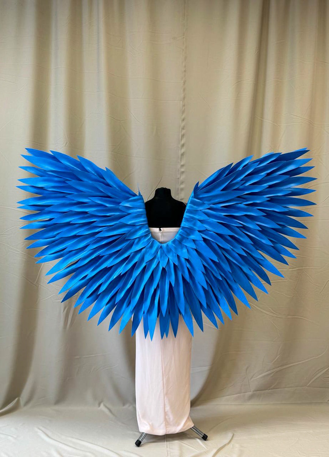 Large Blue Wings for Photos and Videos, Heavenly Angel Wings, Large ...