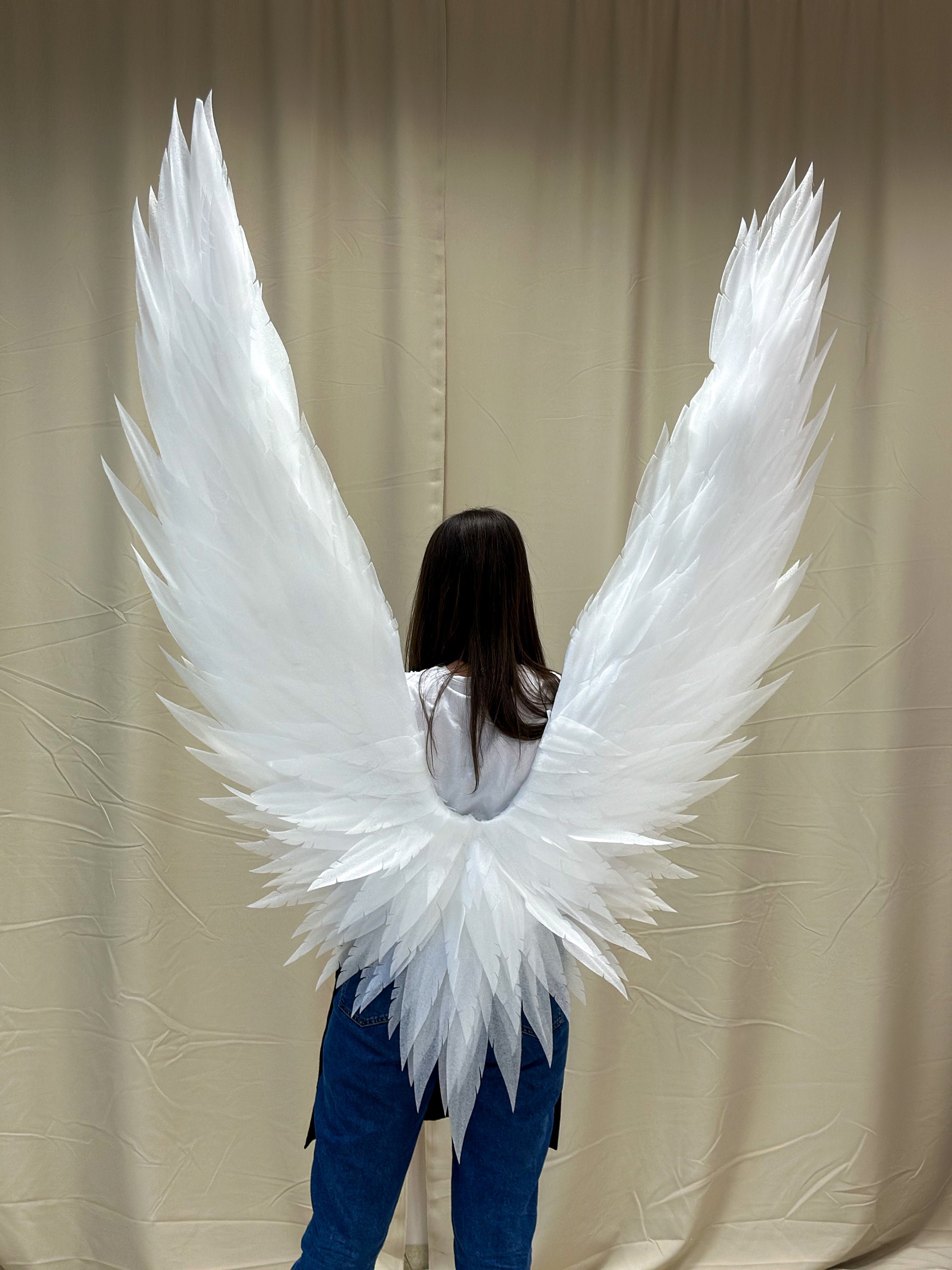 White Wings, Angel Wings, Costume for Party, Big Wings Size 70 Inches ...