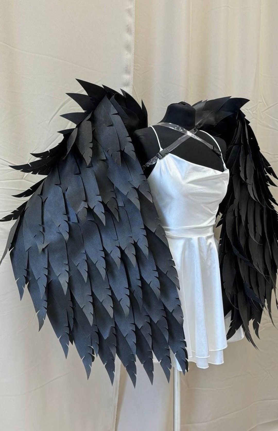 Big Wings for Dance, Wings Photo Prop, Raven Wings, Black Cosplay Wings ...