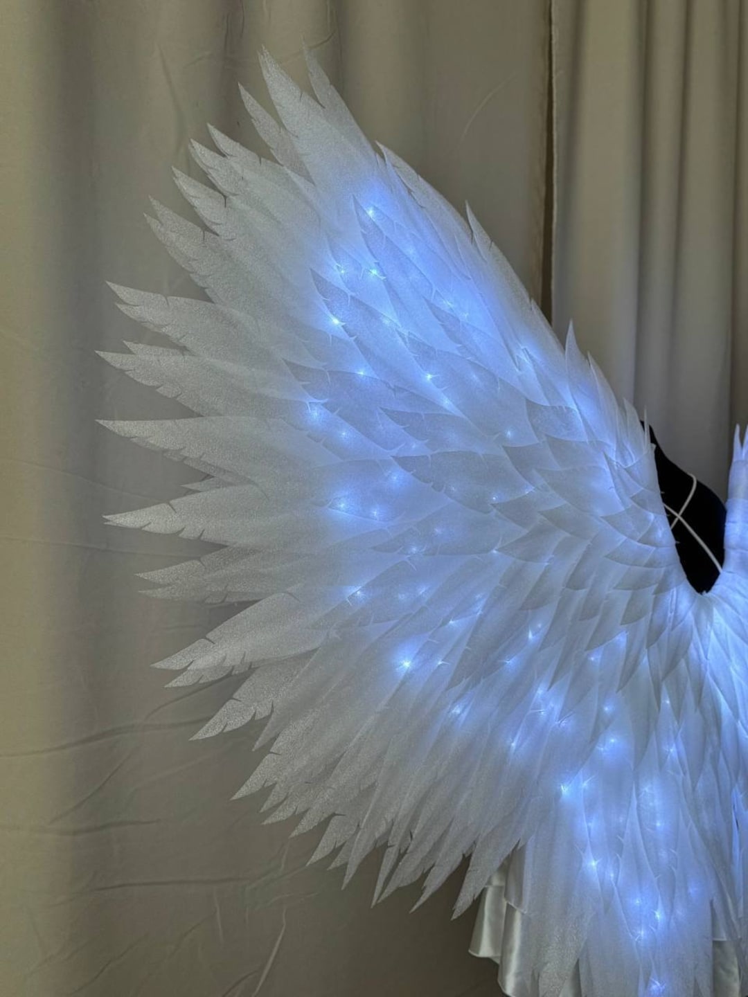 Large Luminous Wings Costume, Illuminated Angel Wings, LED Light Wings ...