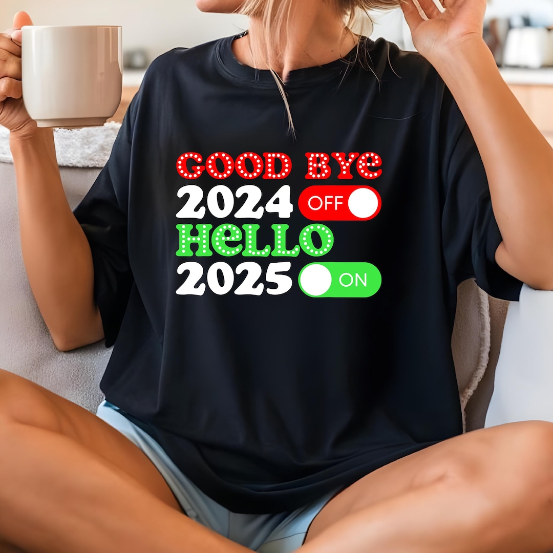 Goodbye 2024 Hello 2025 Png Svg Bundle, Happy New Year, New Year's Eve ...