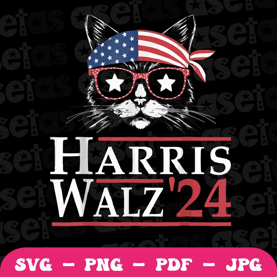 Harris Walz 2024 PNG Svg Bundle, Harris for President Png, Harris Tim ...