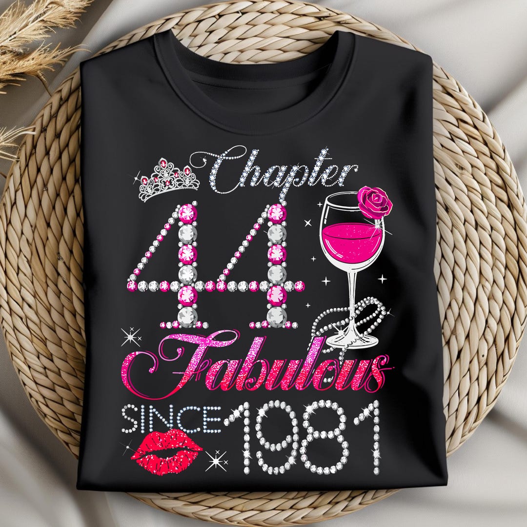 Chapter 44 Fabulous Since 1981 Svg Png, 44th Birthday Png, Chapter 44 ...