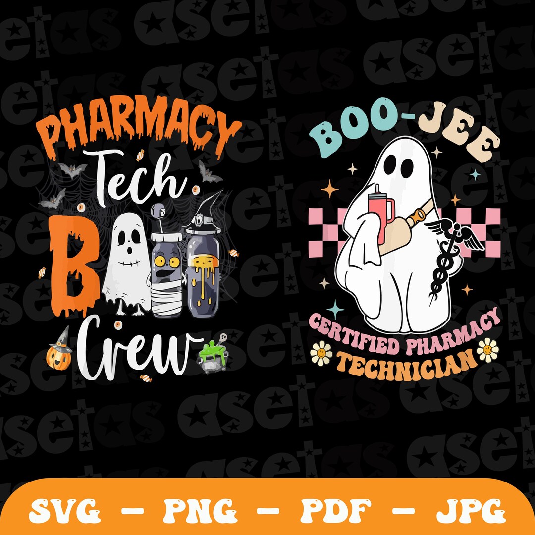 Halloween Pharmacy Crew Png Svg, Boo Boo Crew Pharmacy Tech Png ...