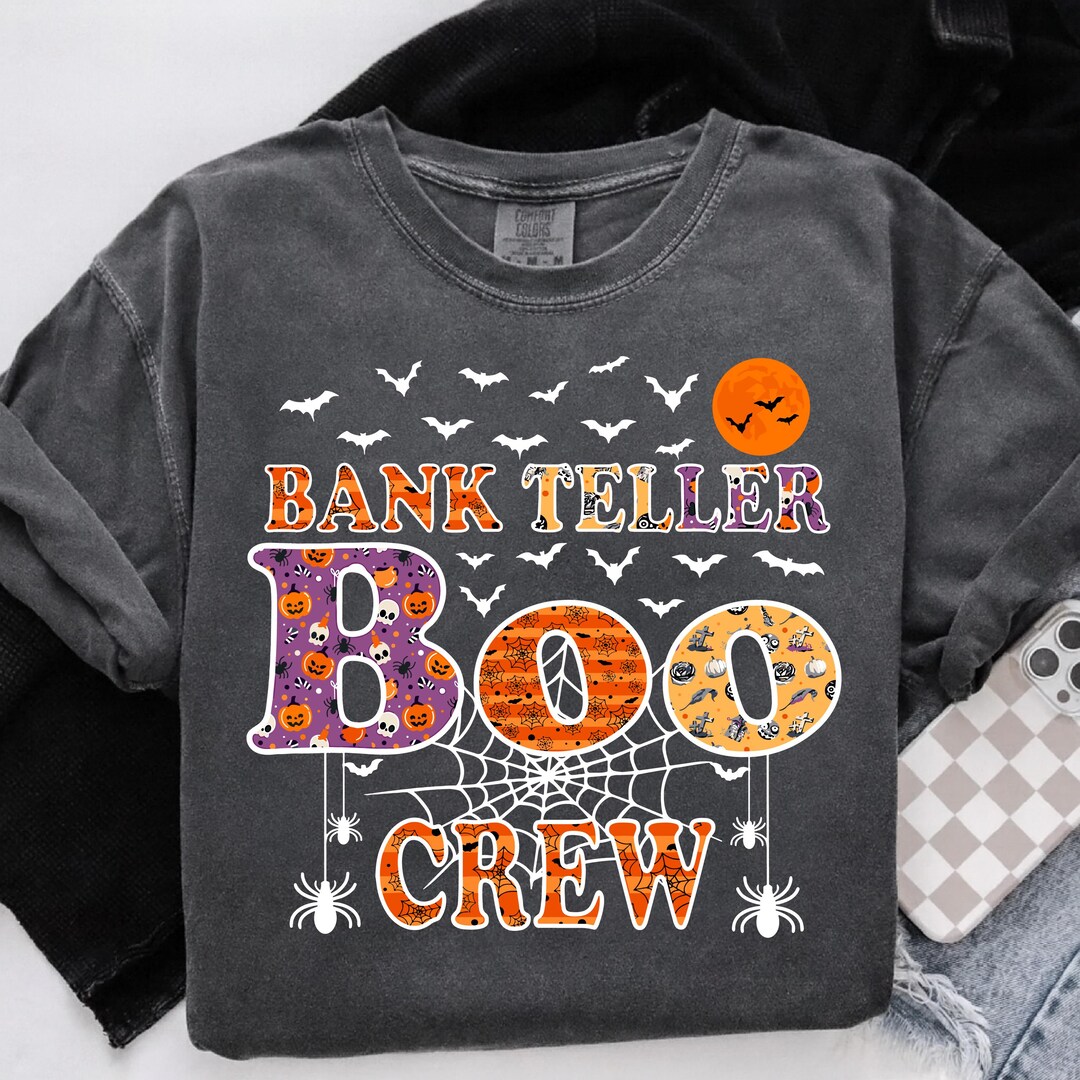 Bank Teller Boo Crew Halloween Png, Boo Crew Png, Spooky Ghost Png ...