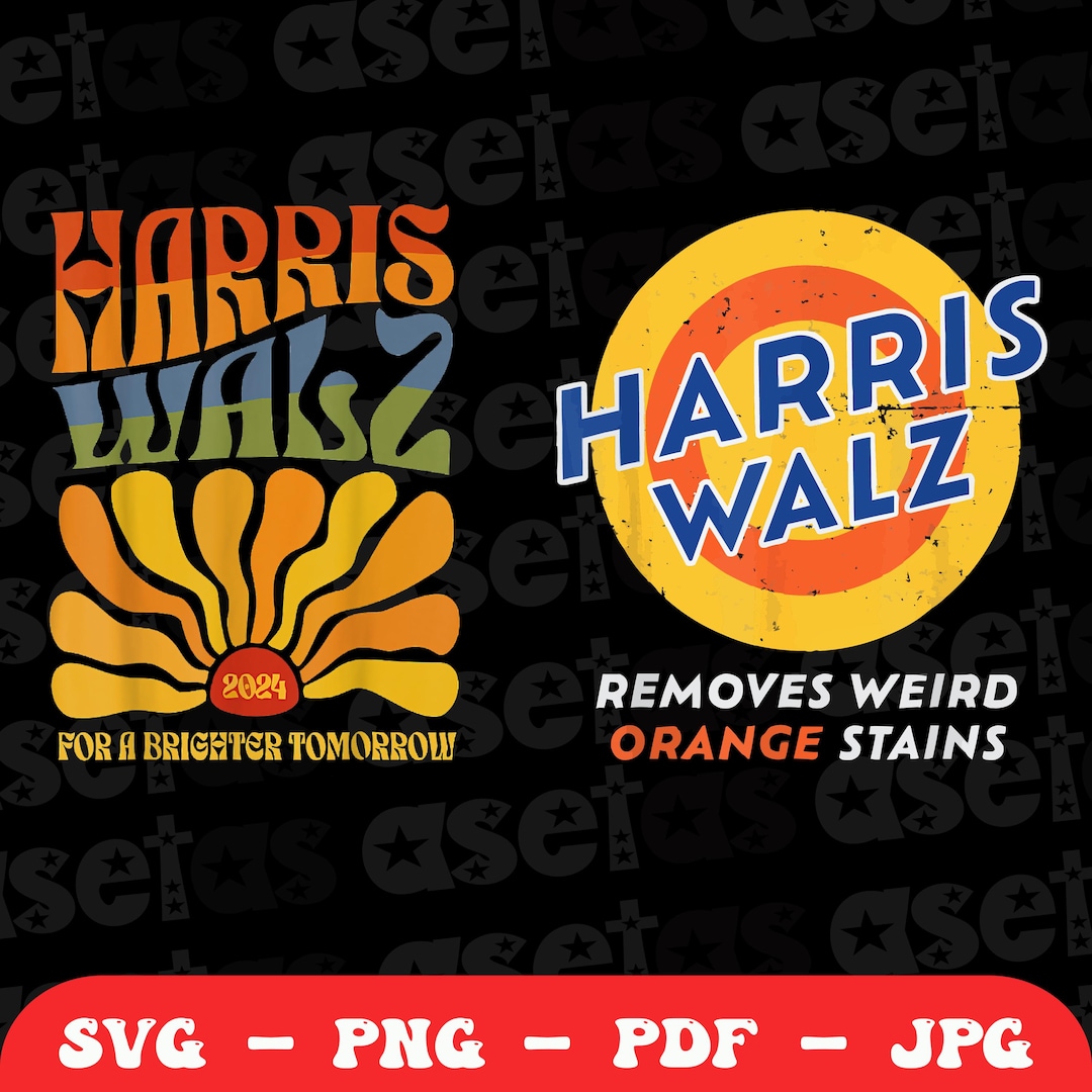 Harris Walz 2024 PNG Svg Bundle, Harris for President Png, Harris Tim ...
