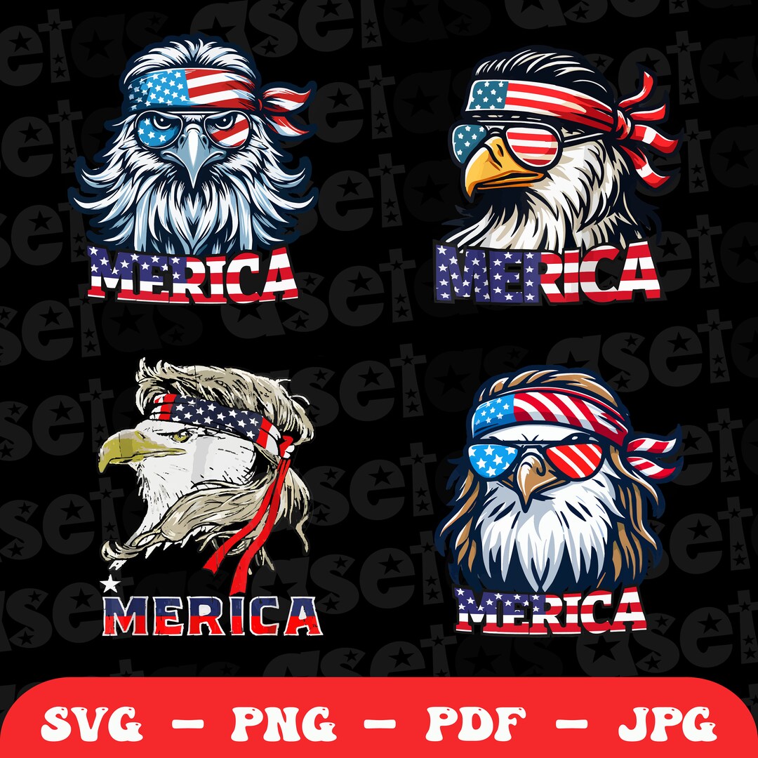 Merica Mullet Eagle Svg Png, American Flag Shirt, American Flag Svg - Etsy