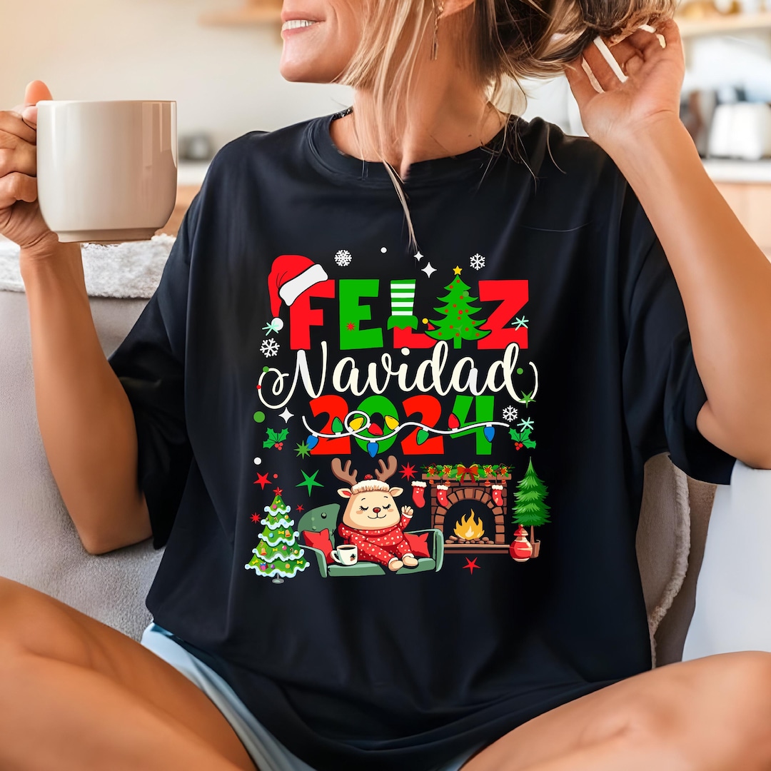 Feliz Navidad 2024 Svg Png, Spanish Christmas Svg, Luces De Navidad ...