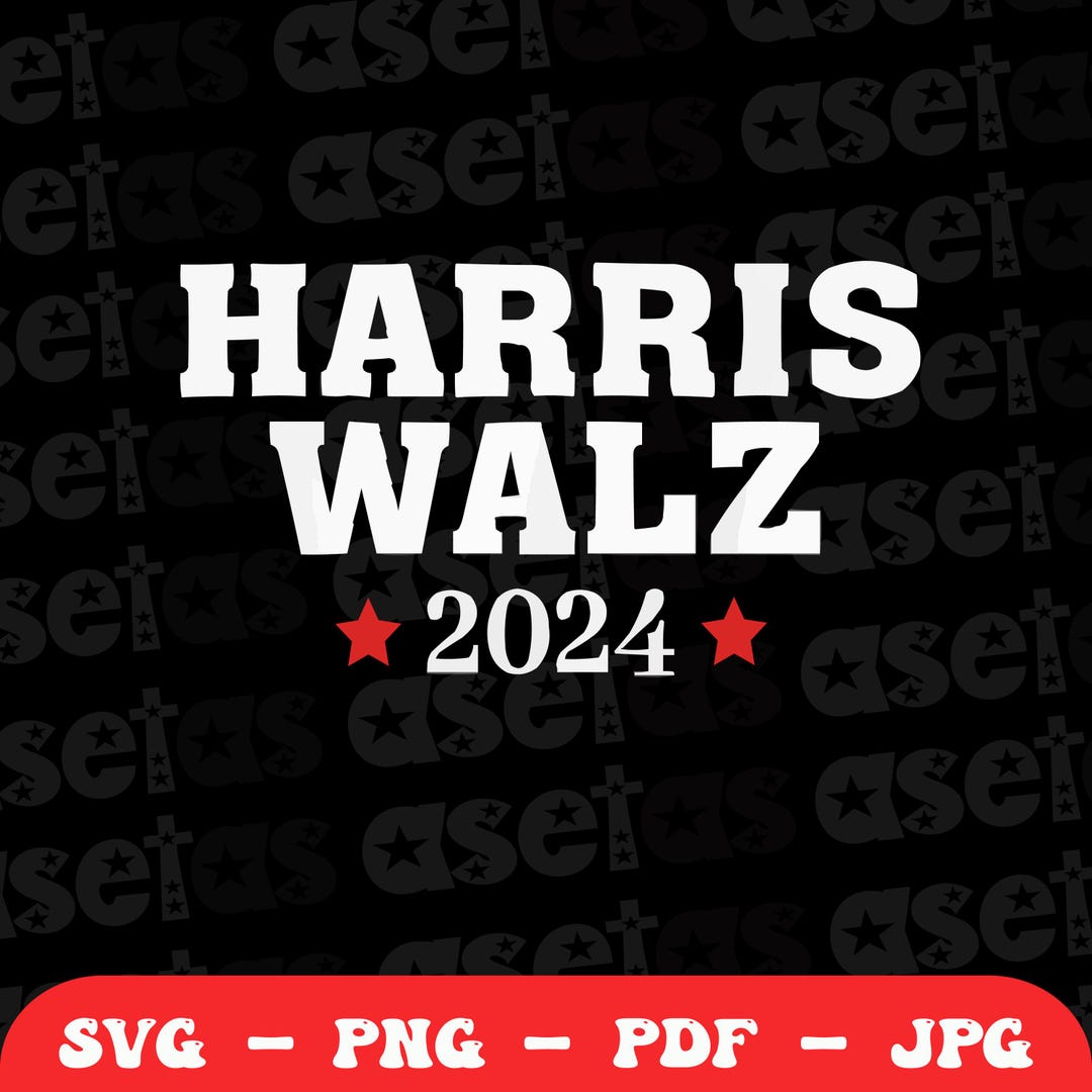 Harris Walz 2024 PNG Svg Bundle, Harris for President Png, Harris Tim ...