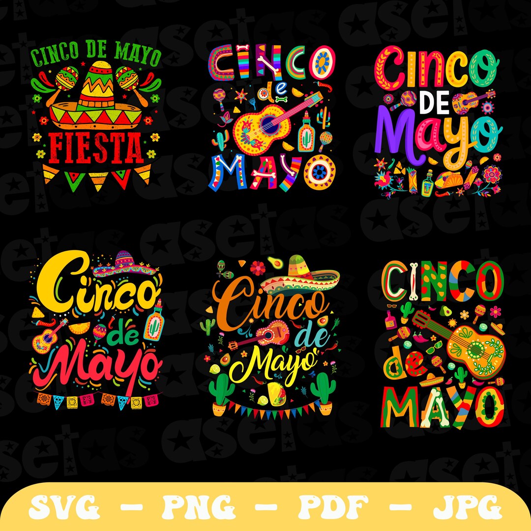 Fiesta Squad Cinco De Mayo Mexican Svg Png, Its My Cinco De Mayo ...