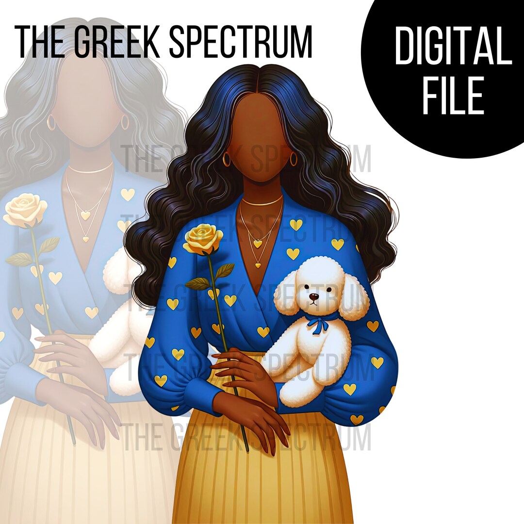 Sigma Gamma Rho Sorority Doll | Sgrho Faceless PNG | Digital Download ...