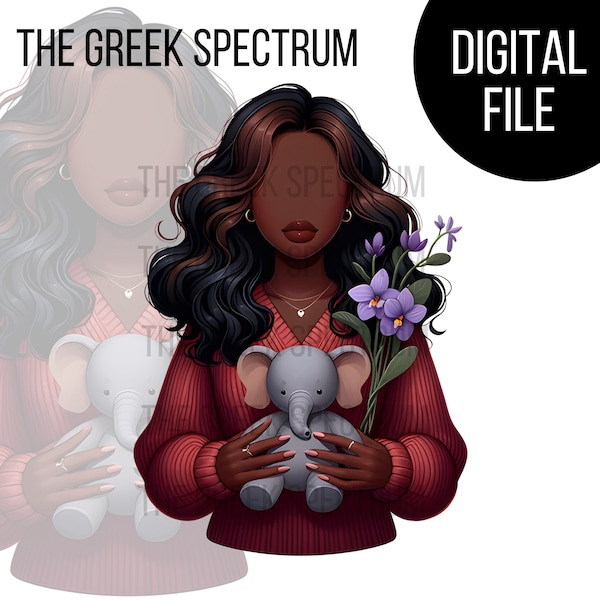 Delta Sigma Theta Sorority Doll DST PNG Digital Download - Etsy