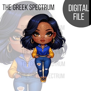 Delta Sigma Theta Sorority Doll DST PNG Digital Download - Etsy