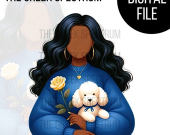 Sigma Gamma Rho Sorority Doll | Sgrho Chibi PNG | Digital Download - Etsy