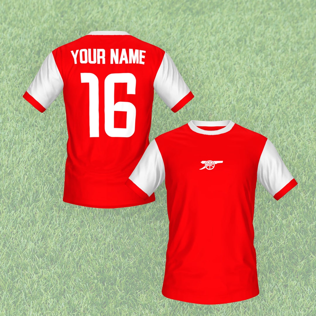 Custom Arsenal Jersey, Arsenal Soccer Jersey, Arsenal Gunners Tshirt ...