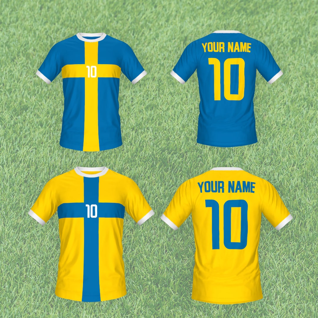 Custom Sweden Kids Jersey, Sweden Soccer Kids Jersey, Sweden Tshirt ...