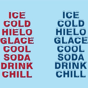 Ice Cold Typeface - Etsy