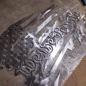 Tattered Flag SVG DXF - Etsy