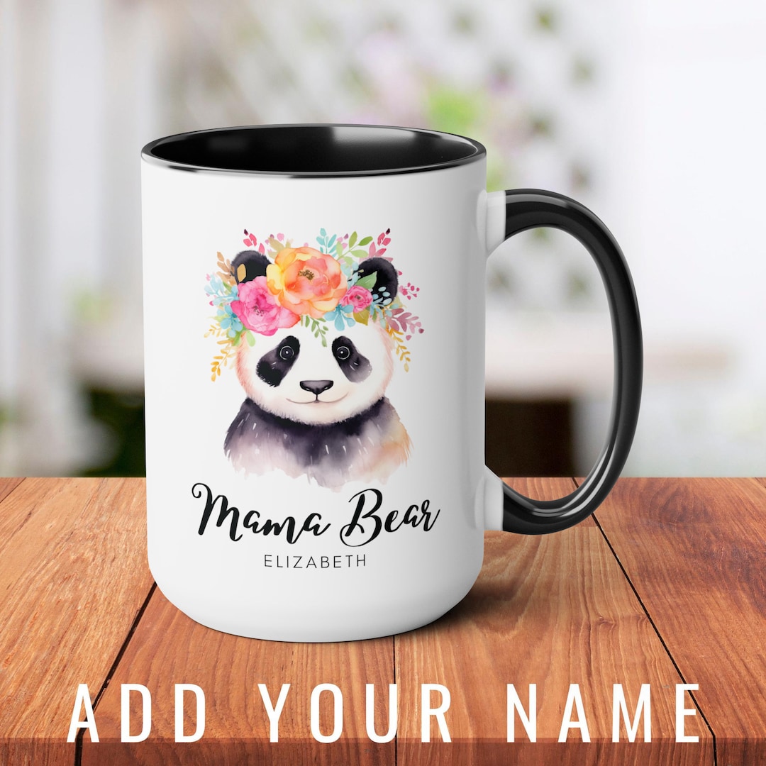 Mama Bear Mug, Cute Mama Bear Mug, Mama Bear Coffee Mug, Mama Bear Cup ...