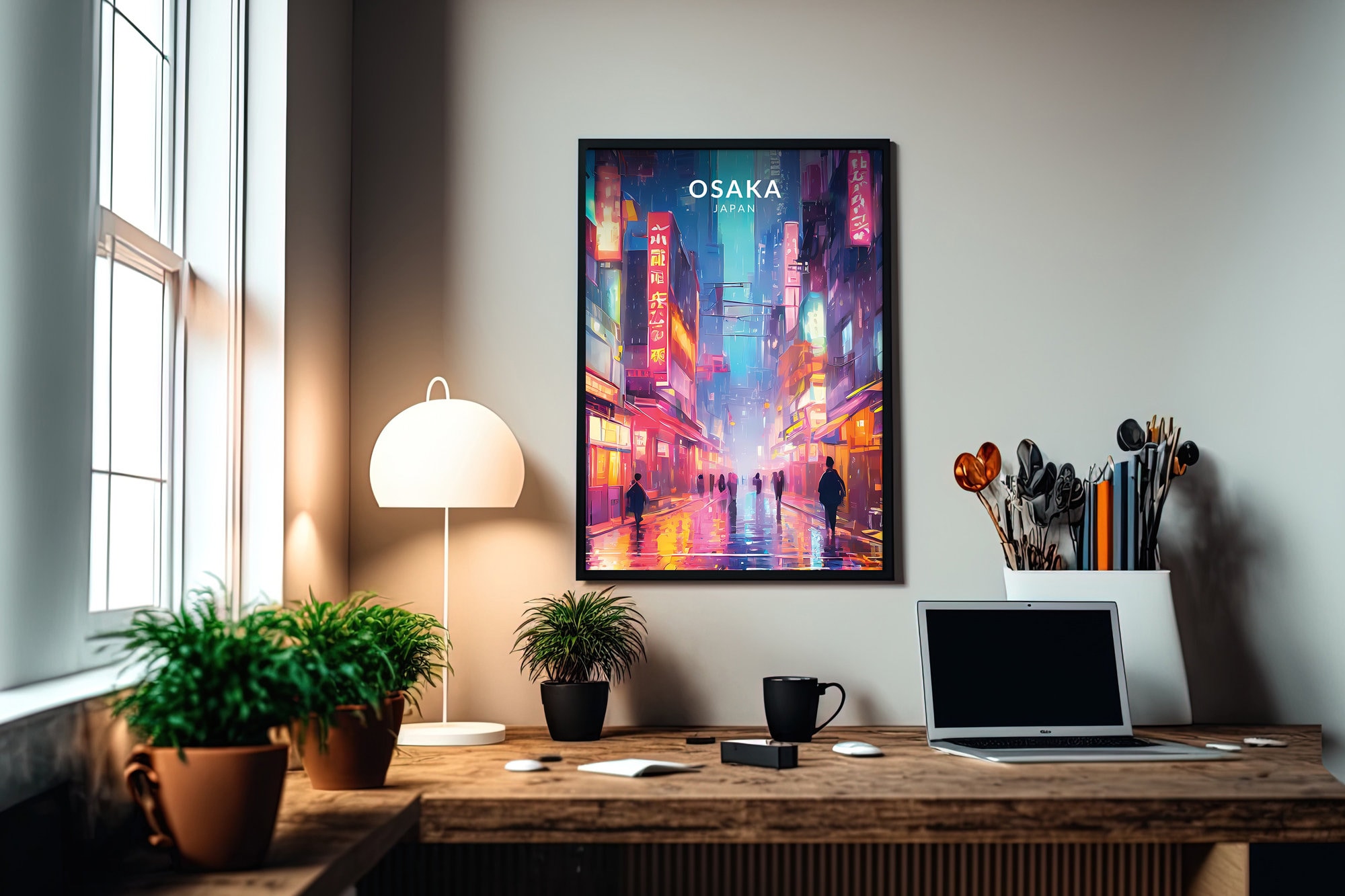 Osaka Travel Poster, Osaka Poster Print, Vintage Osaka Travel Poster ...