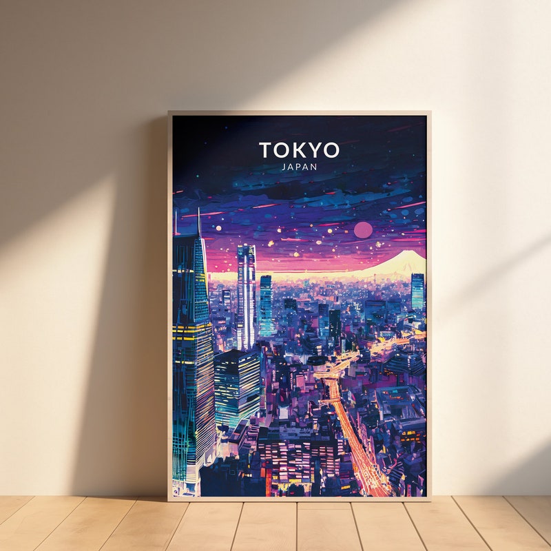 Japanese Subway Poster - Etsy