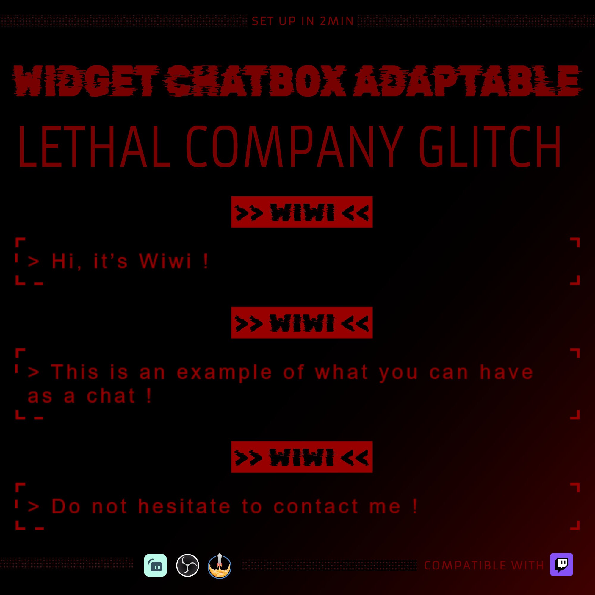 Customizable Lethal Company Chatbox for Streamers - Custom Twitch Chat ...