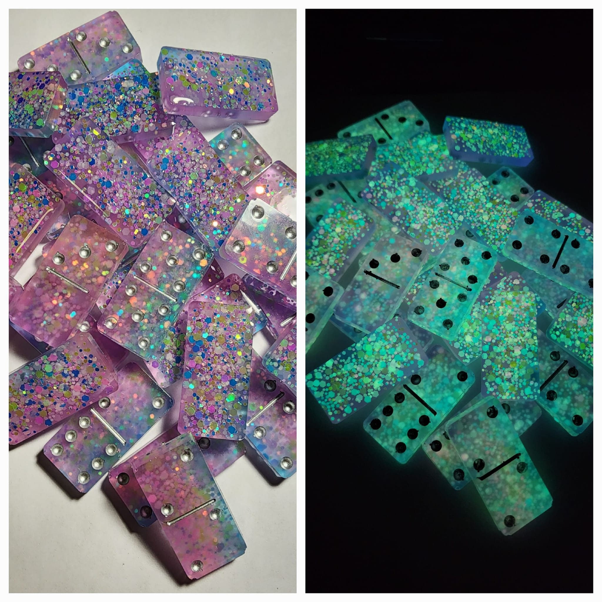 Glow in the Dark Dominoes - Etsy