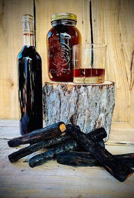 Charred over Oak Fire American White Oak Sticks for Aging Bourbon, Wine ...