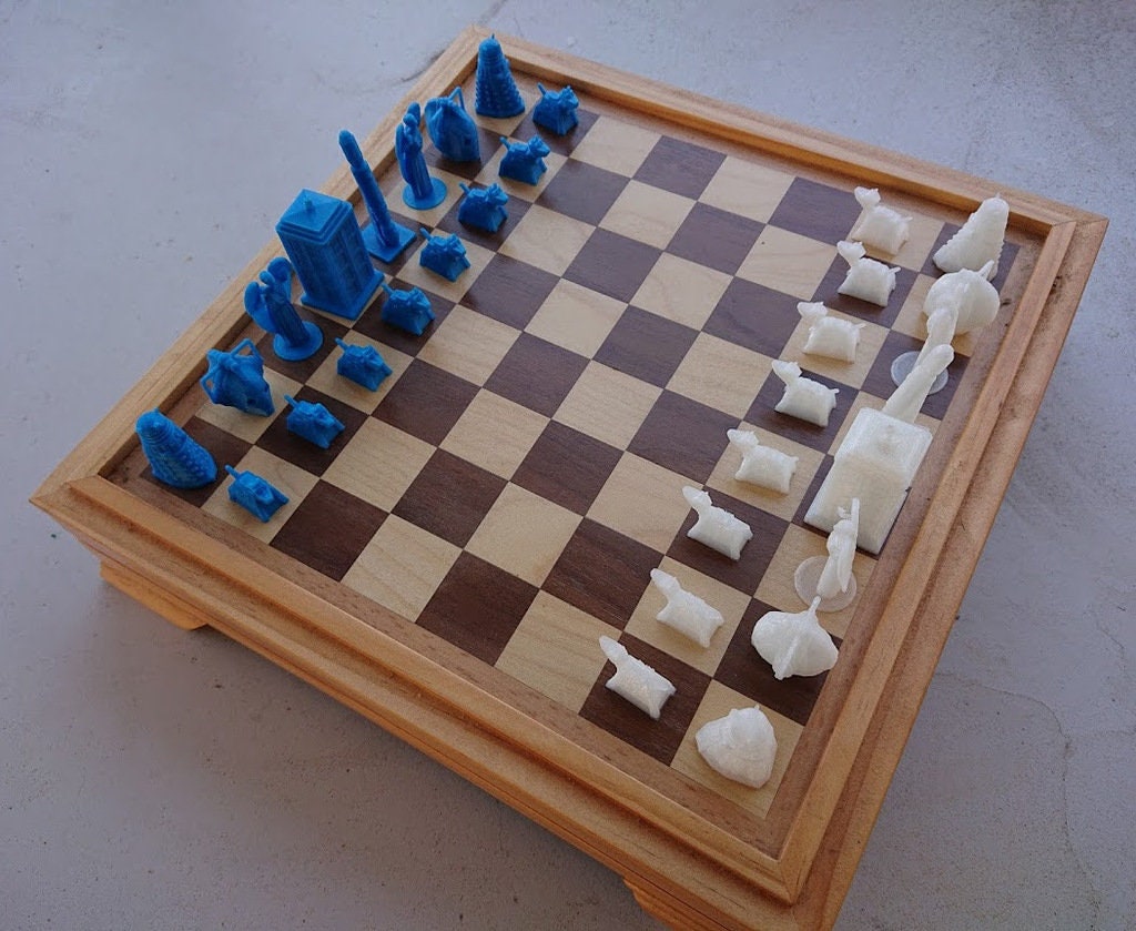 Dr. Who Chess Set High High Detailed Chess Set Board Game - Etsy