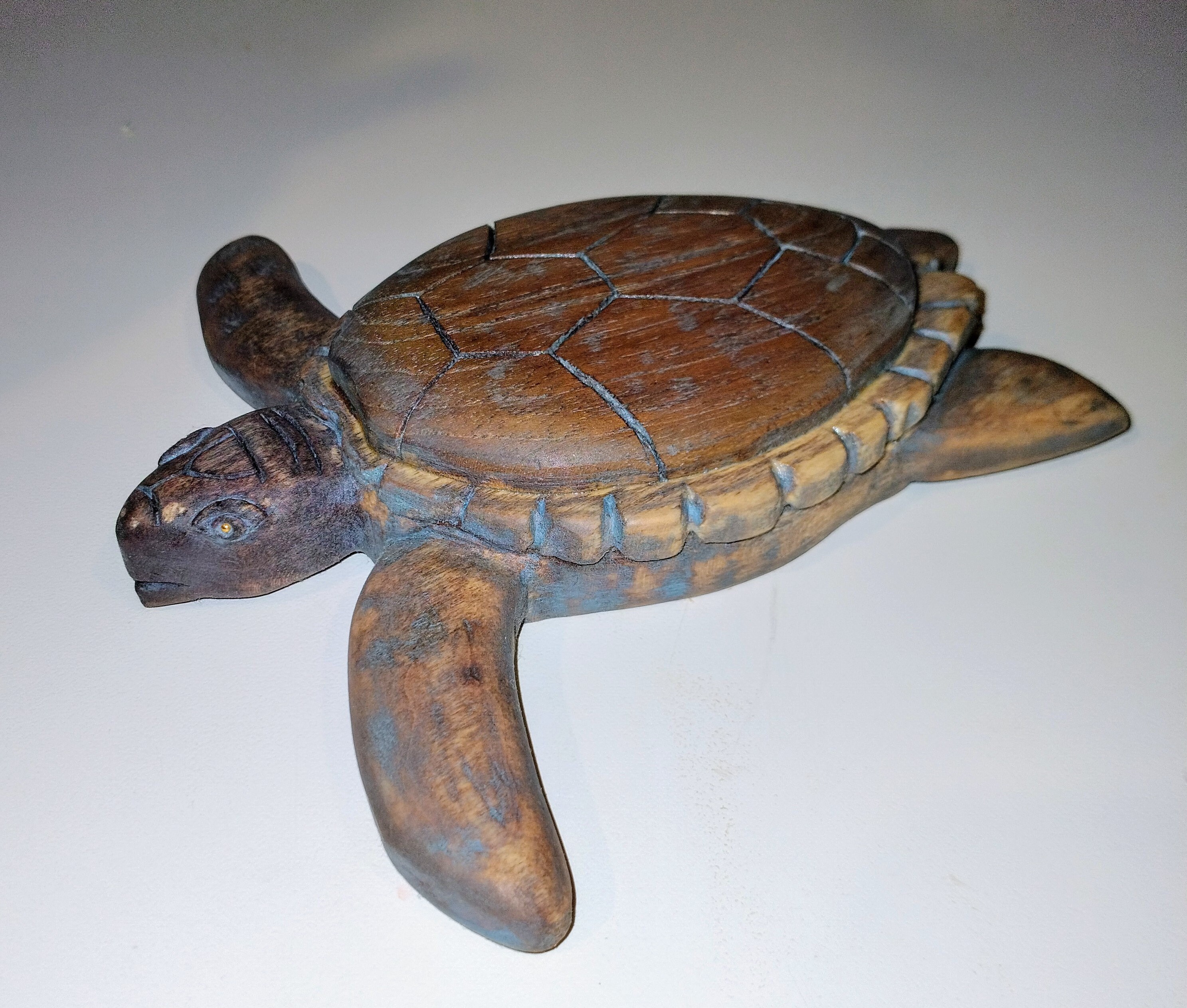 Hand Carved Sea Turtle - Etsy