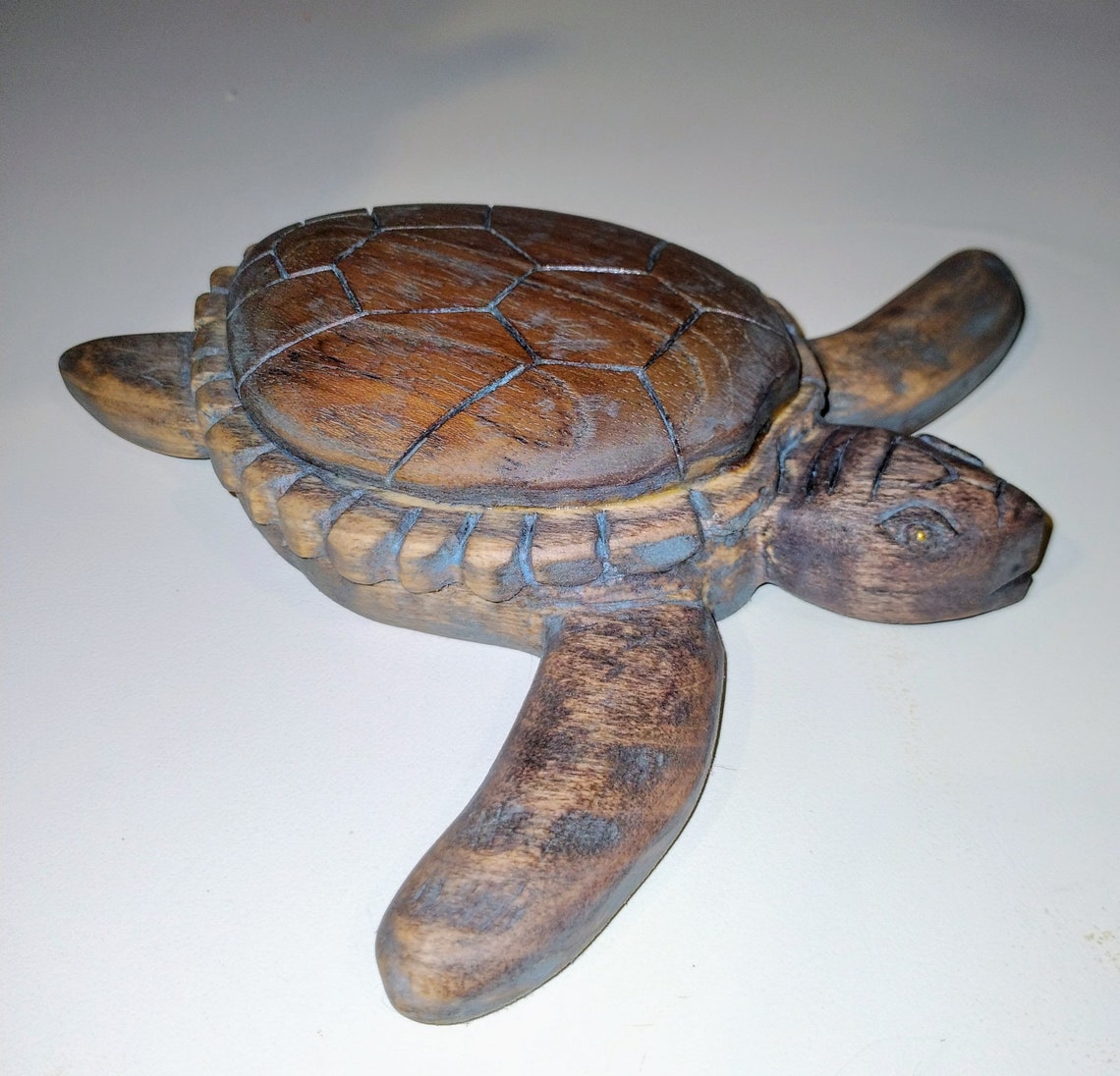 Hand Carved Sea Turtle - Etsy