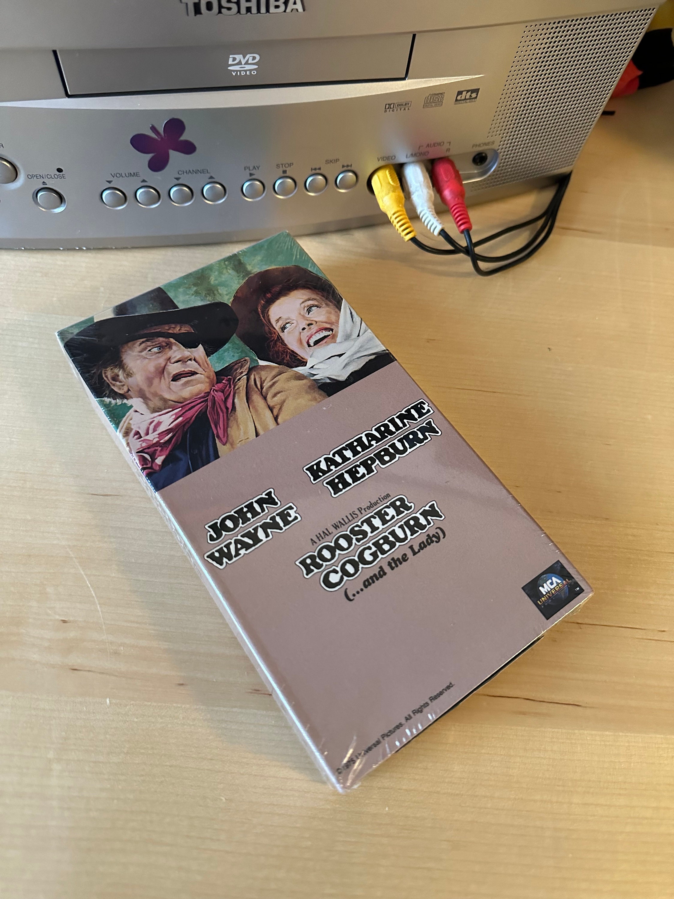 Rooster Cogburn ...and the Lady SEALED VHS 1990 RARE - Etsy